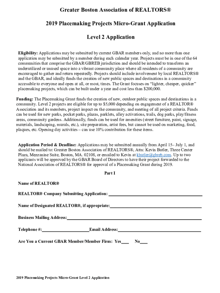 Fillable Online GBAR Application - Greater Boston Real Estate Board ...