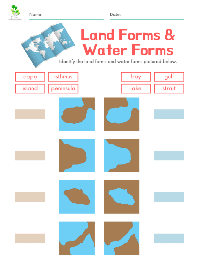 Fillable Online Different Landforms interactive worksheet - Live ...