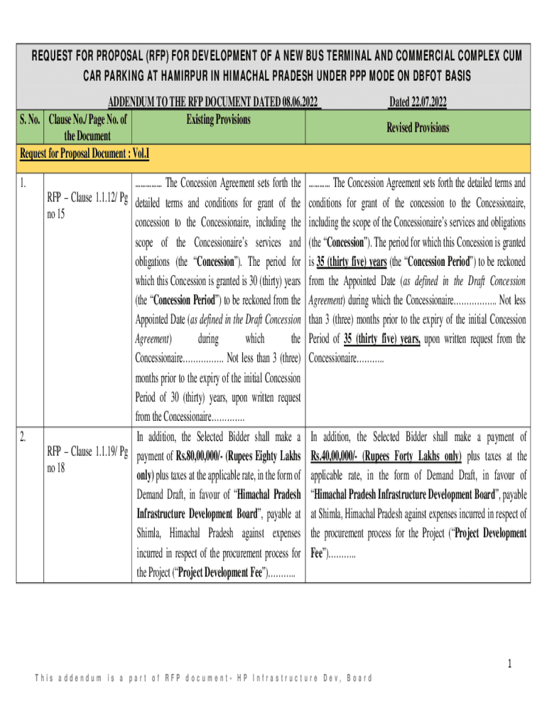 Fillable Online request for proposal (rfp) for development of a new bus ...
