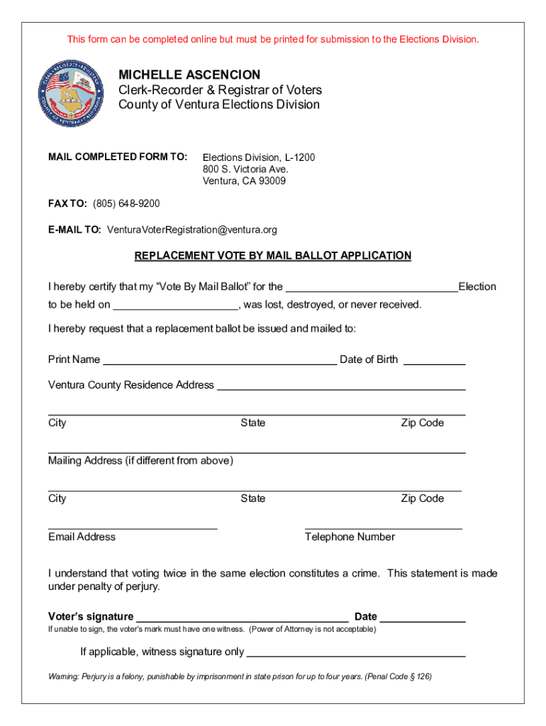 Fillable Online recorder countyofventura Instructions For Completing ...