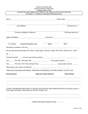 Fillable Online social psychology Fax Email Print - pdfFiller