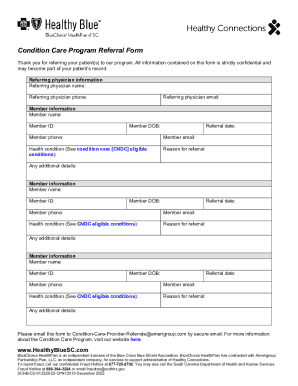 Fillable Online Clinical Health Promotion Program Referral Form ...