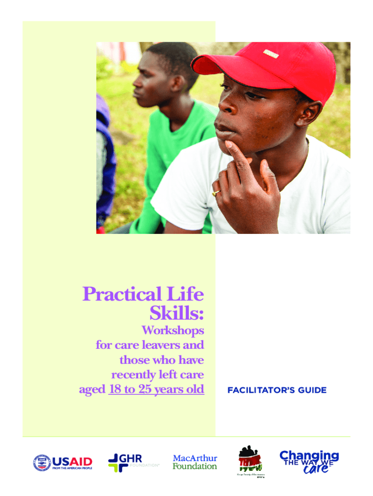 Fillable Online Facilitator's Guide: Practical Life Skills - Workshops ...