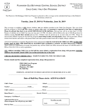 Fillable Online Debbie's Creative Childcare License/Registration ID ...