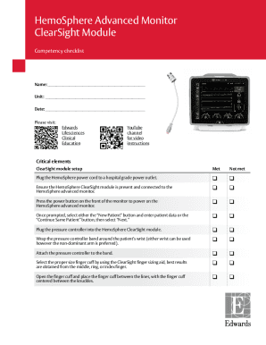 Fillable Online HemoSphere Advanced Monitor - Operator's manual Fax ...
