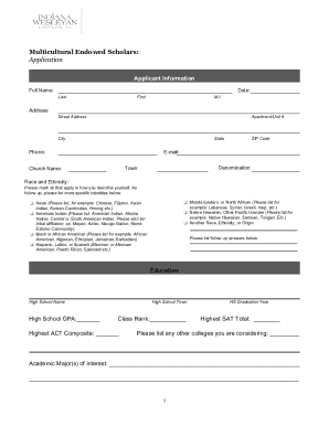 Fillable Online request for application - higher education ...