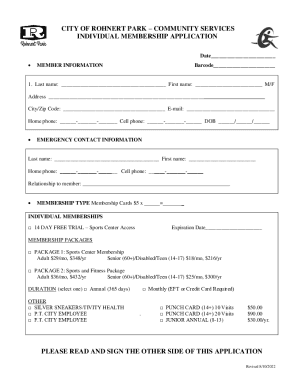 Fillable Online Rohnert Park - Forms Fax Email Print - pdfFiller