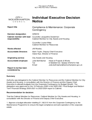 Fillable Online wolverhampton moderngov co The Seasoned Executive's Decision-Making Style Fax ...