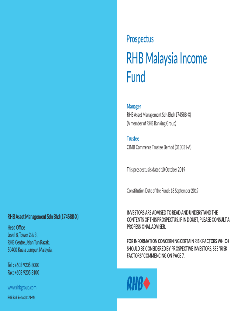 Fillable Online RHB Banking Group Company Profile: Stock Performance ...