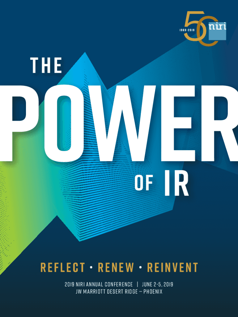 Fillable Online NIRI - Overview - National Investor Relations Institute ...