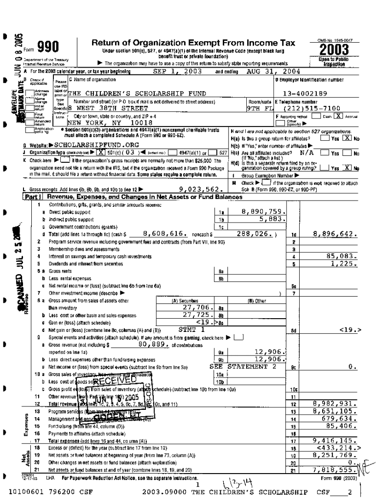 Fillable Online Return of Organization Exempt From Income Tax D s10 ...
