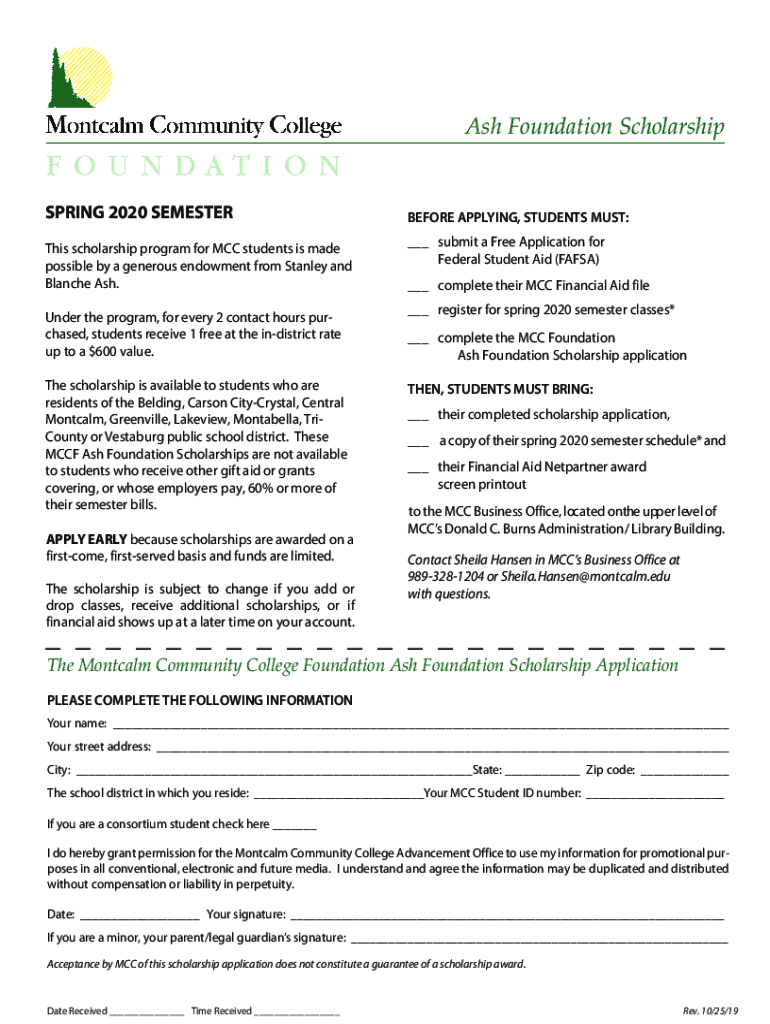 Fillable Online Women in Education Initiative - The Foundation for MCC Fax Email Print - pdfFiller