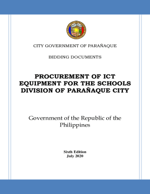 Fillable Online PROCUREMENT OF ICT EQUIPMENT FOR THE SCHOOLS ... Fax ...