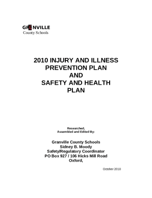 Injury Illness Prevention ProgramCalifornia State University ... Doc ...