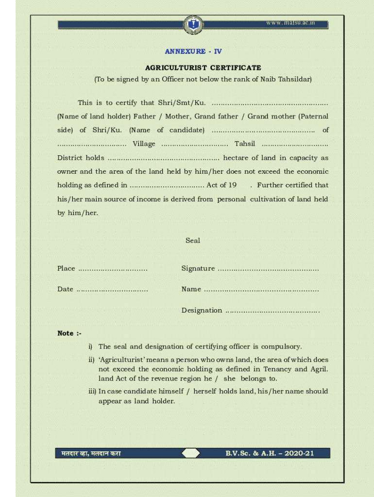 Fillable Online Annexure-IV to XII Fax Email Print - pdfFiller