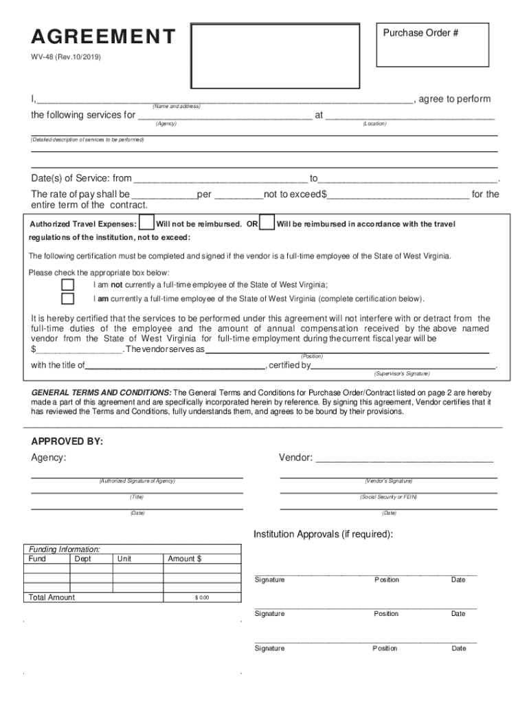 Fillable Online Purchase Order Agreement: Definition & Sample Fax Email Print - pdfFiller