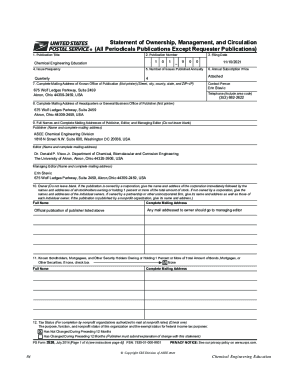 Fillable Online Information on filing your Statement of Ownership (PS ...