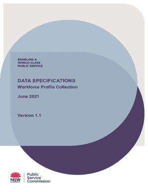Fillable Online DATA SPECIFICATIONS - Workforce Profile Collection June ...