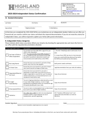 Fillable Online At the time you completed the 2023-2024 FAFSA, you ...