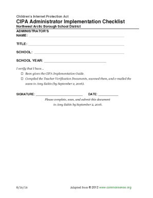 Fillable Online What is CIPA Compliance?Children's Internet Protection ...