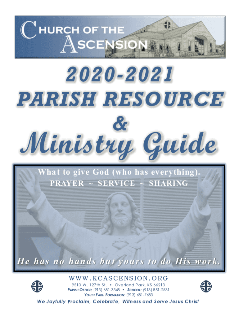 Fillable Online PARISH RESOURCE PACKET - Vocation Network Fax Email ...