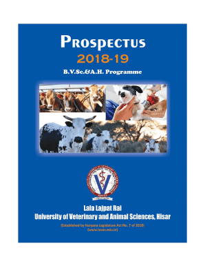 Fillable Online Bachelor in Veterinary Science & Animal Husbandry and ...
