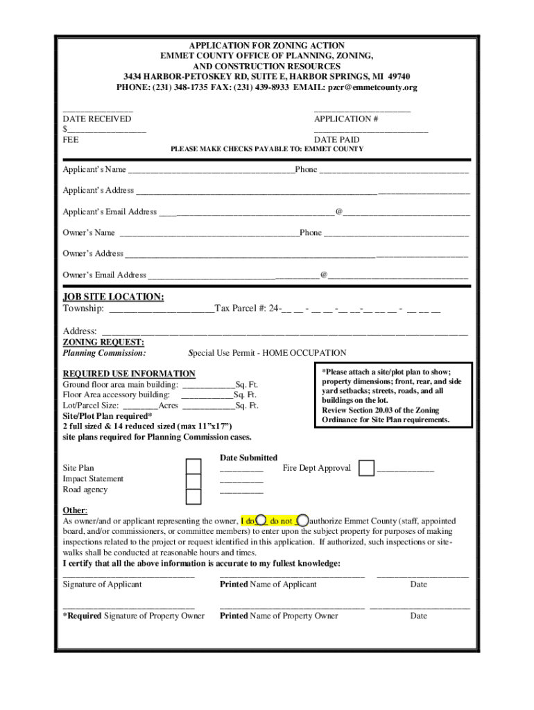 Fillable Online PERMIT GUIDE - Tip of the Mitt Watershed Council Fax ...