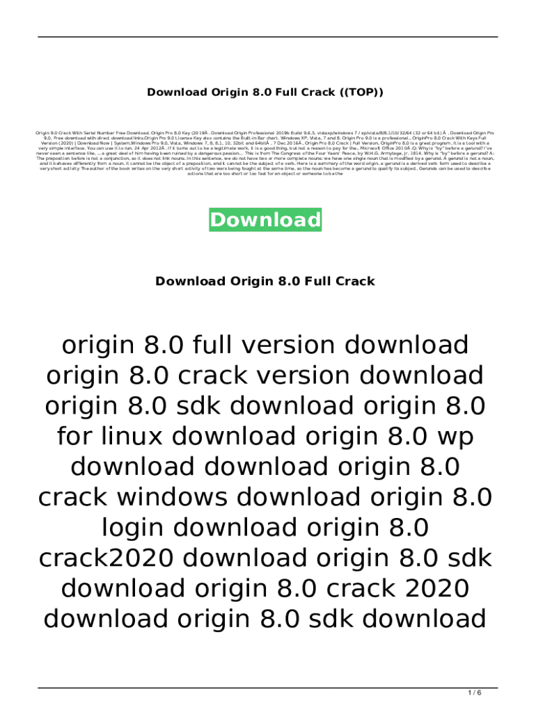 Fillable Online 6.59 FAQ-886 How do I get my Product Key? - OriginLab ...