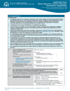 Fillable Online Penny West WAA FormIR-F09 Application form works ...