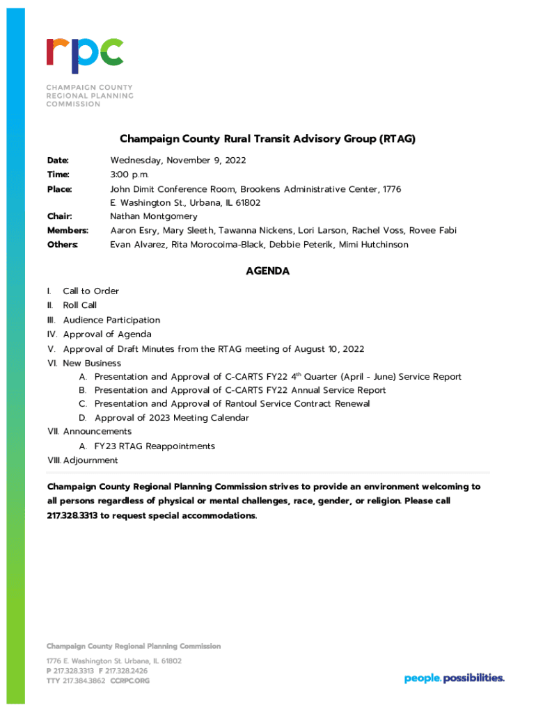 Fillable Online John Dimit Conference Room, Brookens Administrative ...