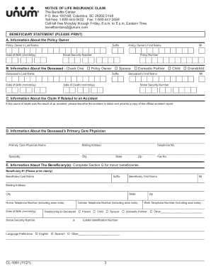 Fillable Online VOLUNTARY BENEFITS DISABILITY CLAIM FORM Fax Email ...