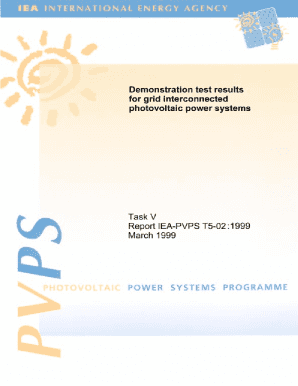 Fillable Online Demonstration test results for grid interconnected ...