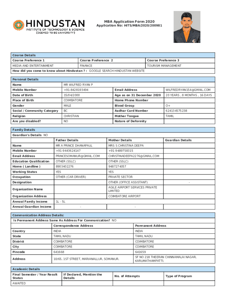 Fillable Online How to Fill Out MBA Application Forms Fax Email Print - pdfFiller