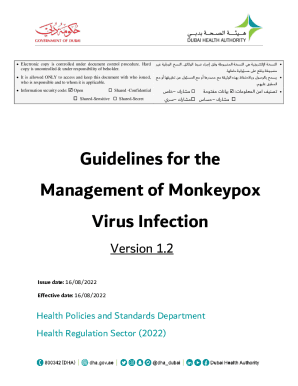 Fillable Online Guidelines for the Management of Monkeypox Virus Infection Fax Email Print ...