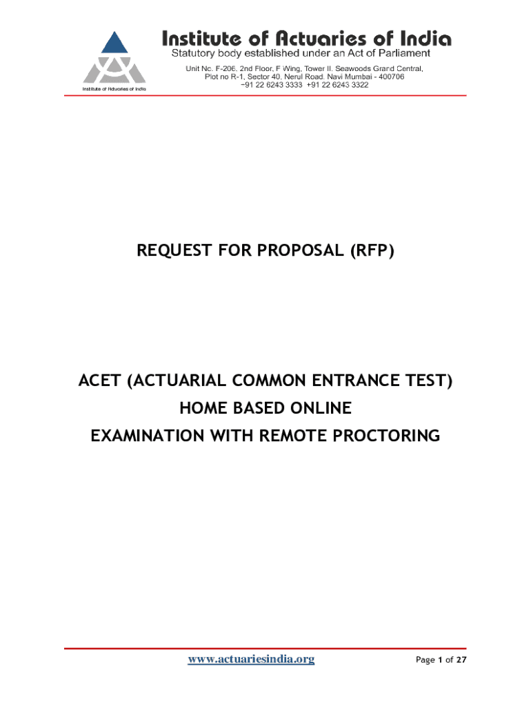 Fillable Online ACET 2023 Exam Notification (out), Dates, Application ...