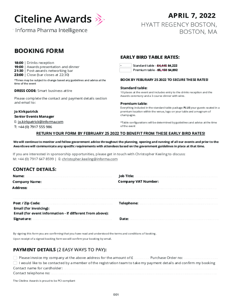 Fillable Online Downtown Hotel in Boston Theater DistrictHyatt Regency ...