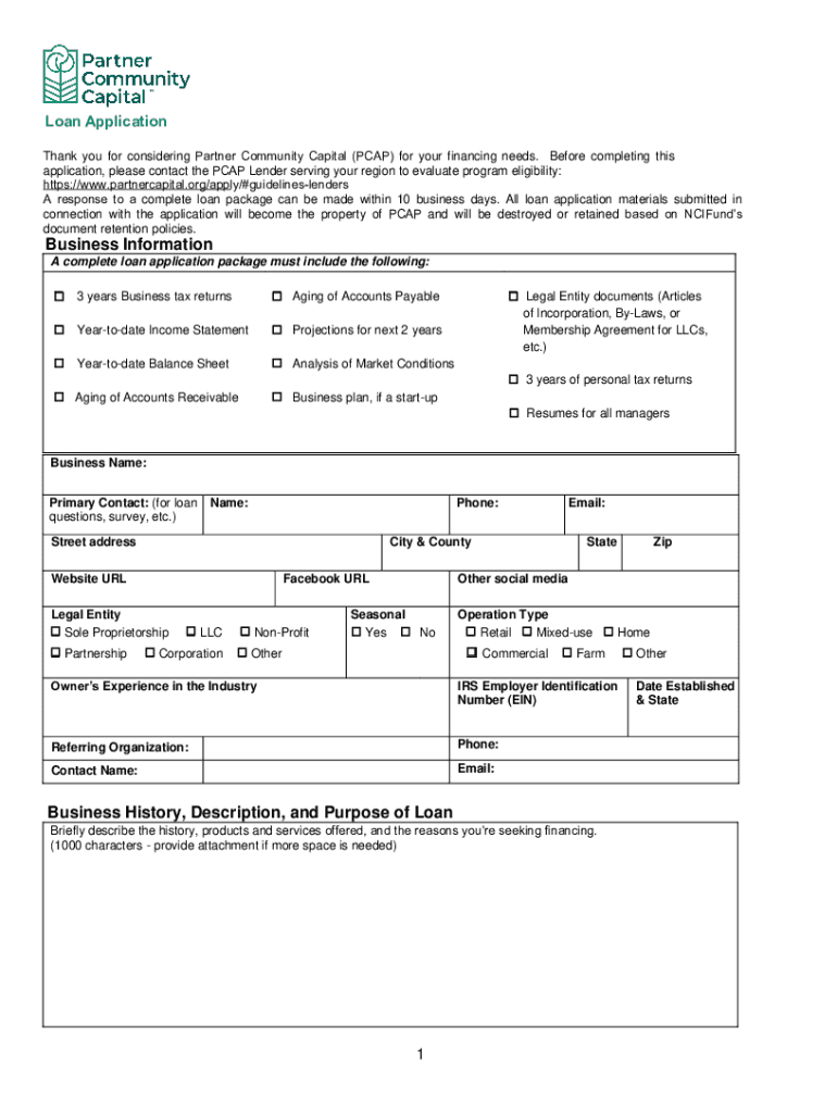 Fillable Online Application to Purchase Note and Investor Questionnaire ...
