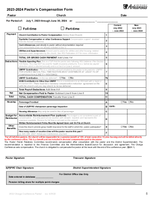 Fillable Online Pastor Salary Guide: How to Pay Your Pastor Right Fax ...