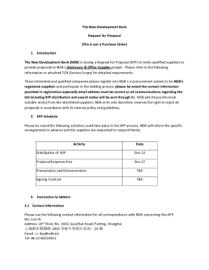 Fillable Online Request for Proposal: ESG Due Diligence Services Fax ...