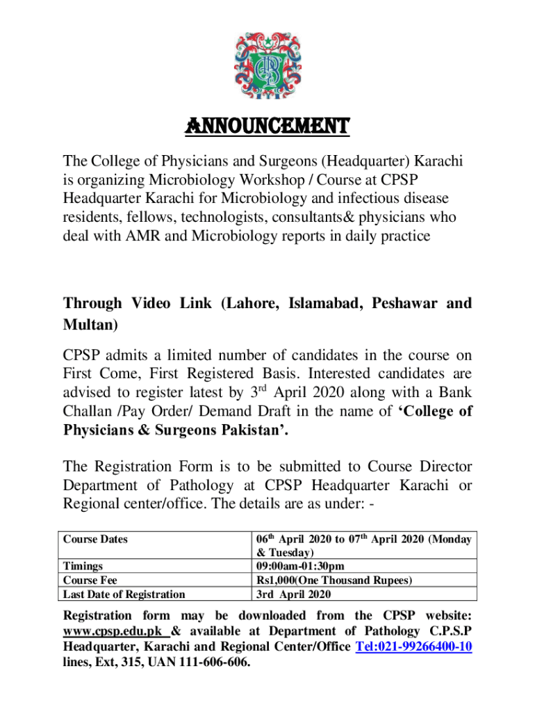 Fillable Online CPEP Fellowship Programs - American Society for Microbiology Fax Email Print ...