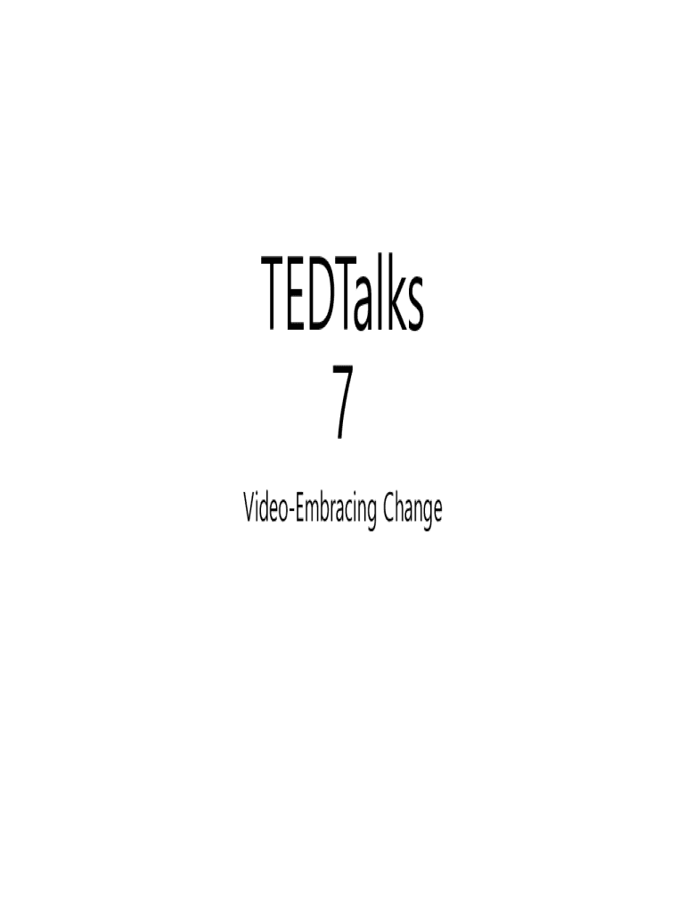 Fillable Online The most popular talks of all time - TED Fax Email ...