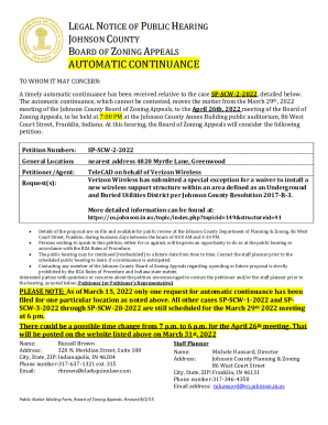 Fillable Online REQUEST FOR AUTOMATIC CONTINUANCE Fax Email Print ...