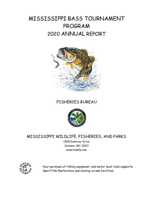 Fillable Online The Mississippi Department of Wildlife, Fisheries, and ...