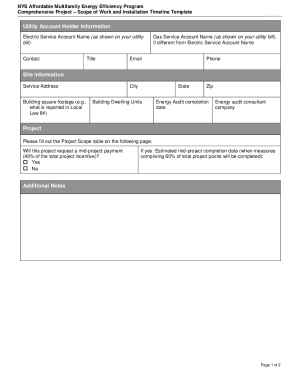 Fillable Online New York State Affordable Multifamily Energy ...