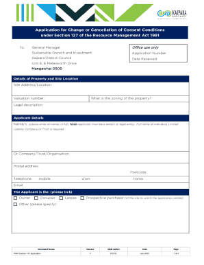 Fillable Online RMA form for change or cancellation of consent - DOC ...