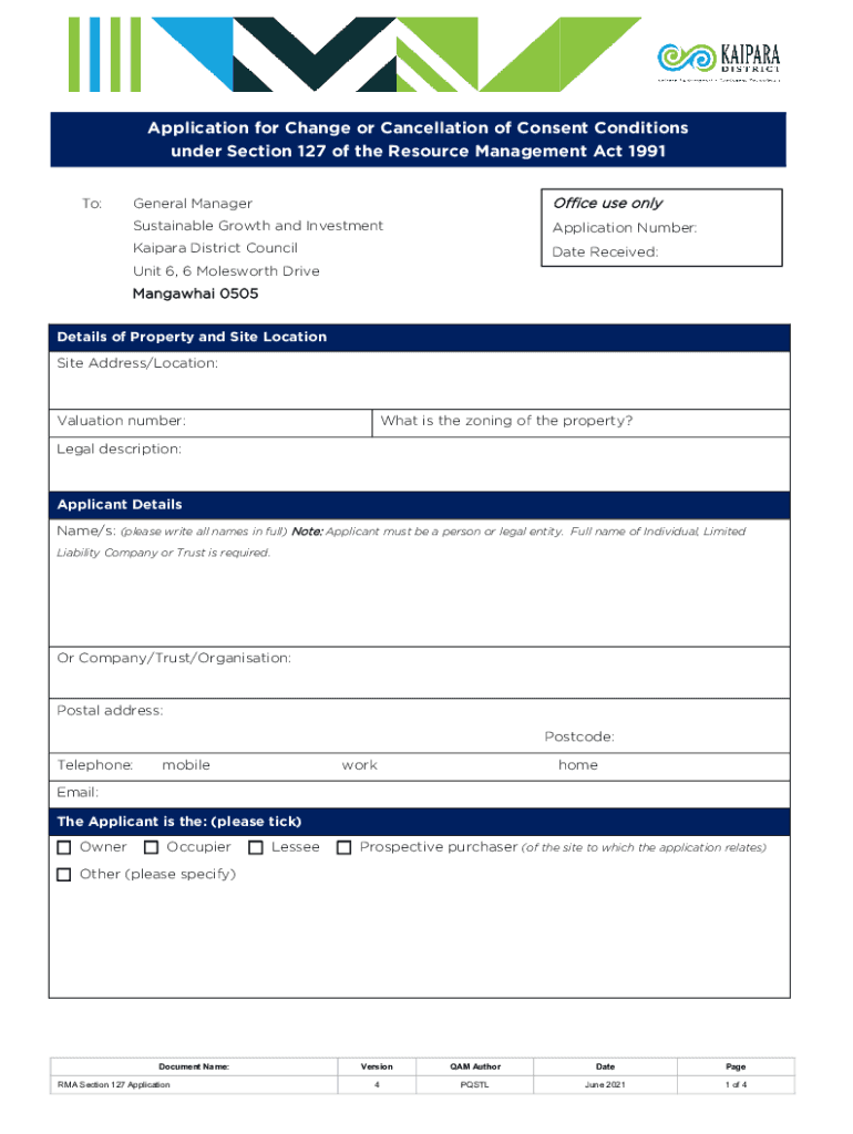 Fillable Online RMA form for change or cancellation of consent - DOC ...