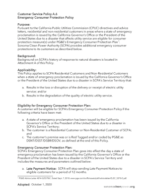 Fillable Online Consumer Affairs Branch - California Public Utilities Commission Fax Email Print ...