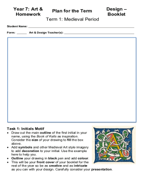 Fillable Online Year 7 Art Worksheets for introducing the visual artsNZ ...