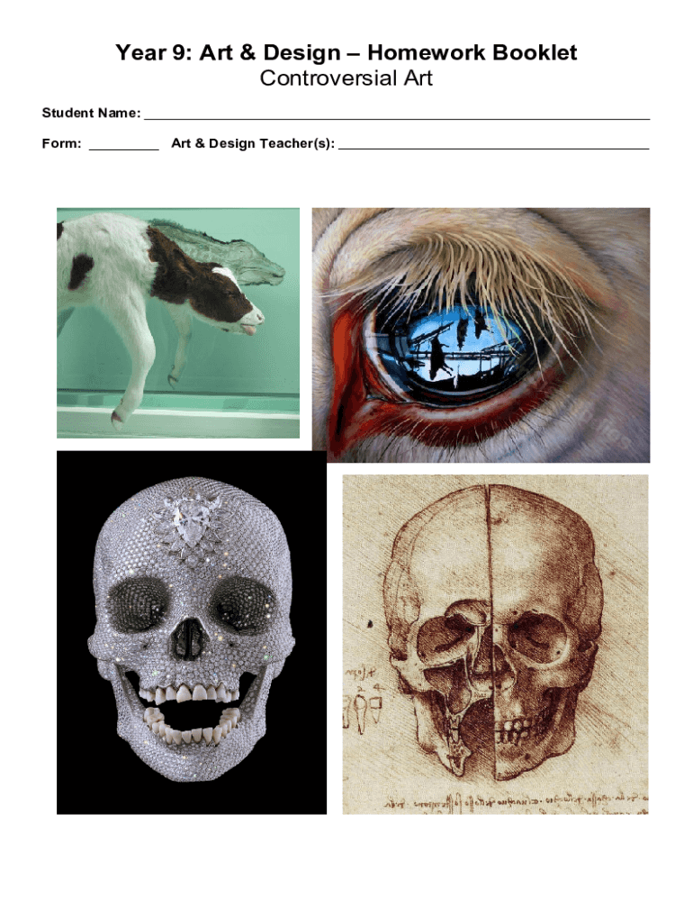 Fillable Online Visual Arts Year 9 Sample Teaching and Learning Outline ...