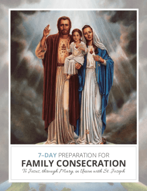Fillable Online Family Consecration to Jesus Through Mary: 33 Days of ...